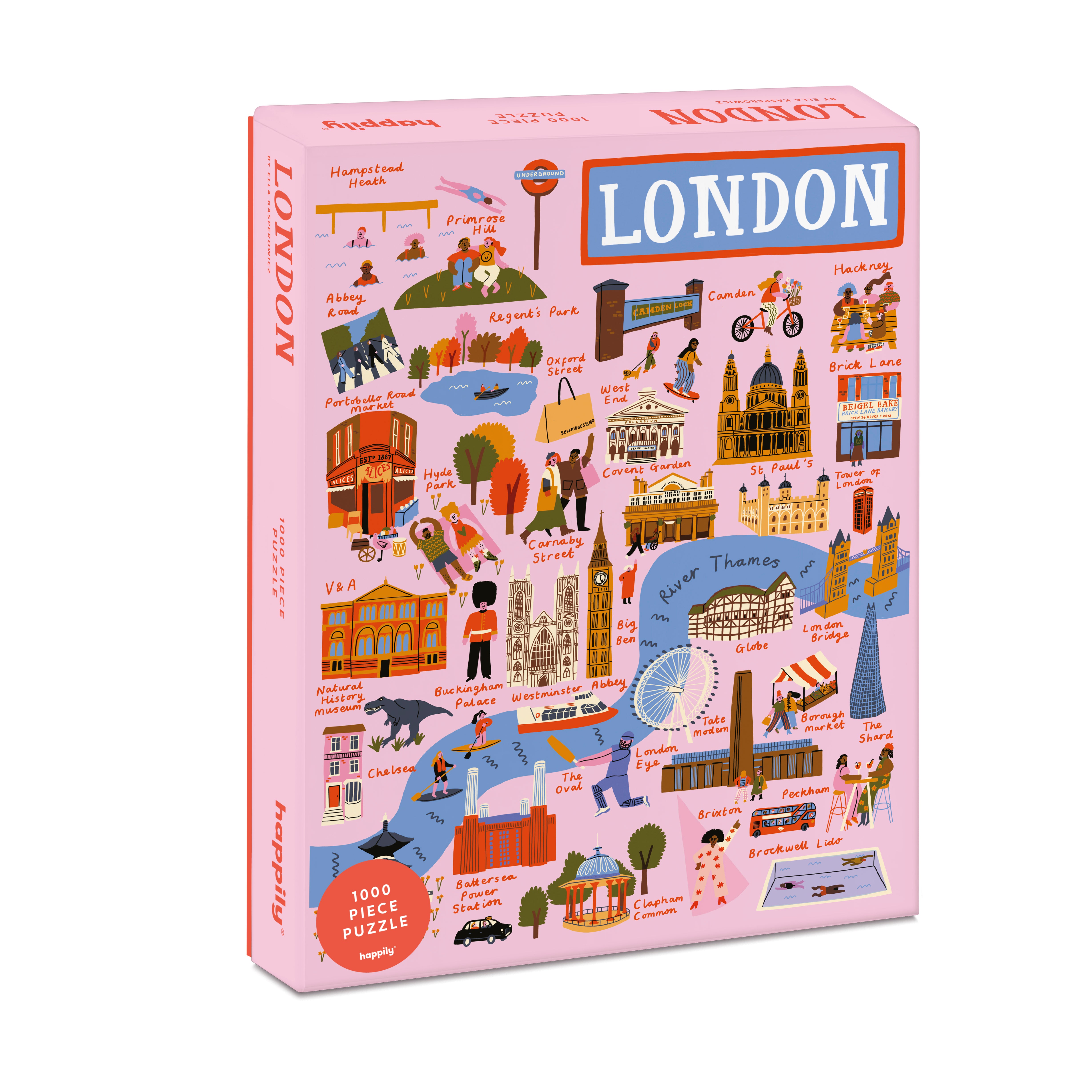 London - 1,000 Piece Jigsaw Puzzle – Happily Puzzles